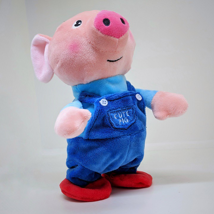 Super cute stuffed pig that can walk and imitate voices | Shopee Malaysia