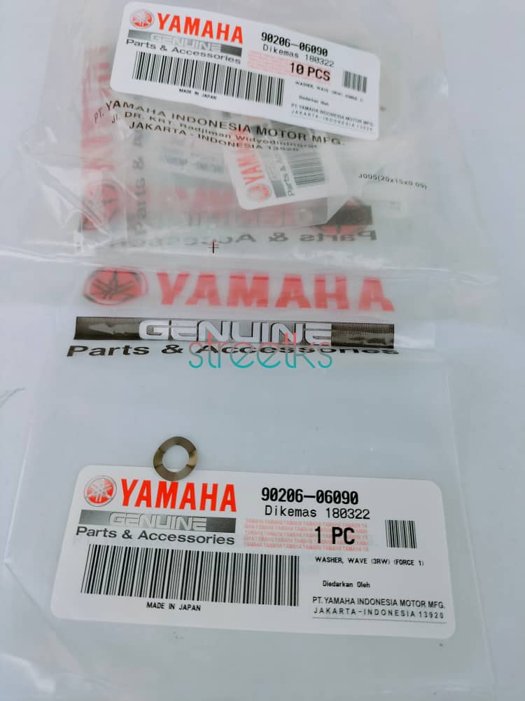 YAMAHA ORIGINAL 135LC / 135LC 5 SPEED WASHER WAVE SCREW COVER EXHAUST ...