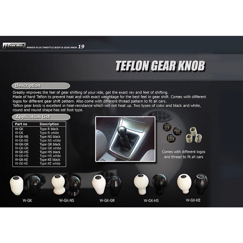 Original Works Engineering Gear Knob | Shopee Malaysia