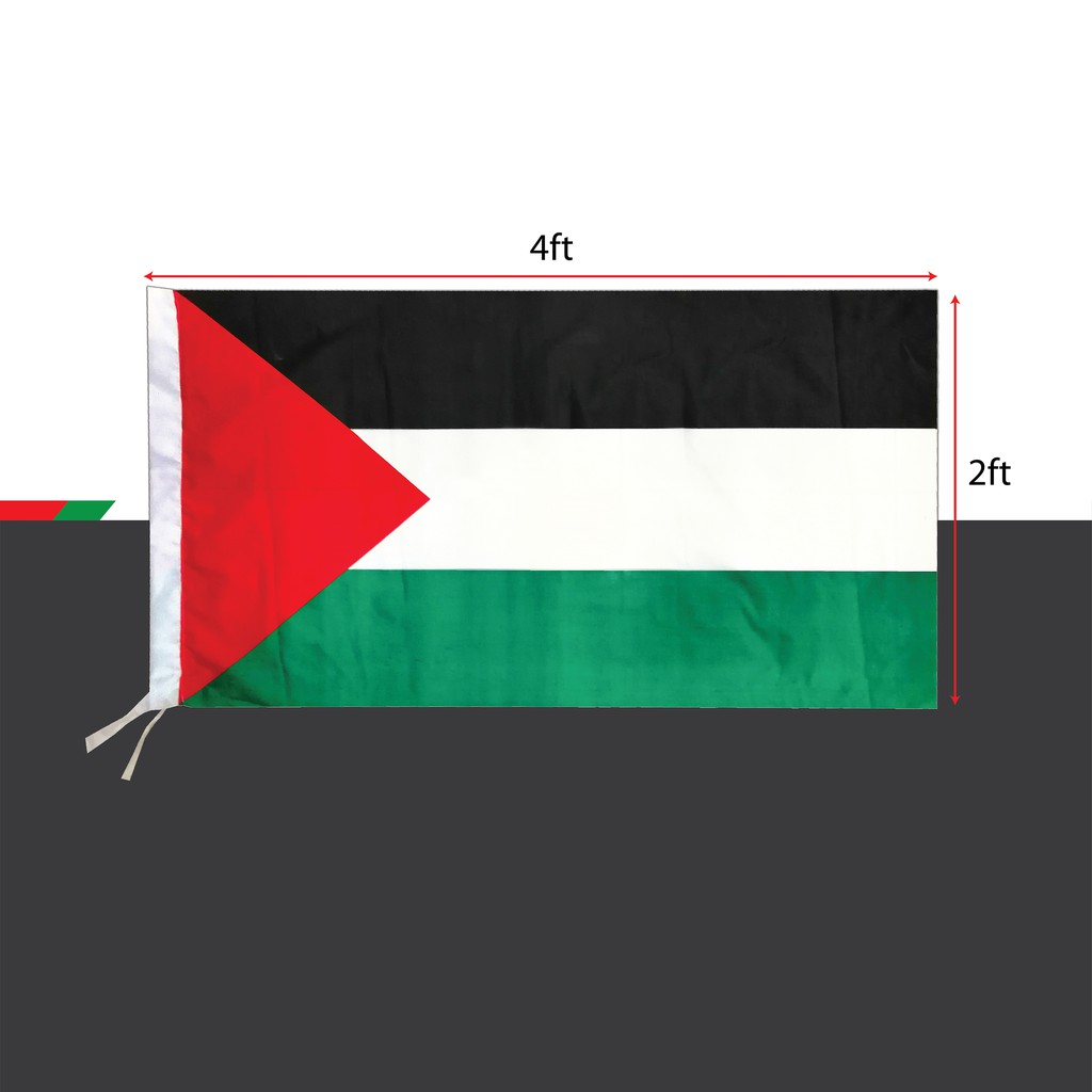 🔥🇵🇸READY STOCK🇵🇸🔥Palestine Flag 2x4ft, Bendera Palestine 2x4ft | Shopee ...