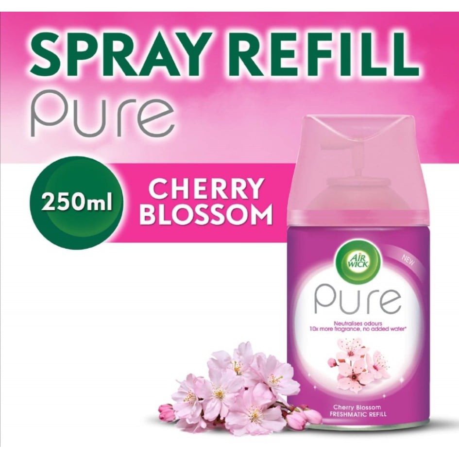 Air Wick Pure Freshmatic Refill Cherry Blossom Value Pack 250ml ...