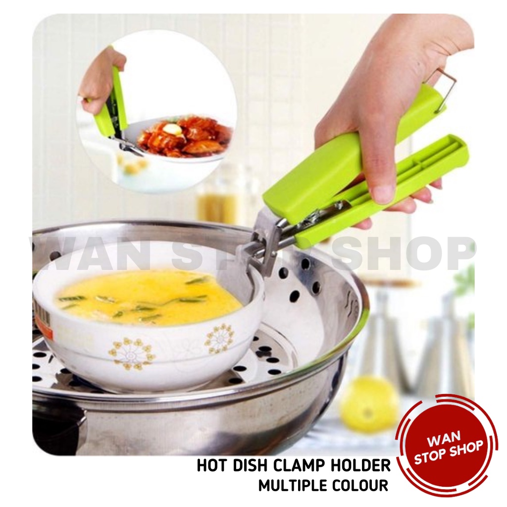 Hot Dish Clamp Holder Stainless Steel Retriever ABS Handle Anti-Hot ...