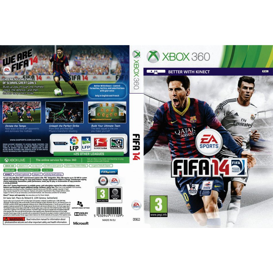 Fifa 14 XBOX360 GAMES(FOR MOD CONSOLE) | Shopee Malaysia
