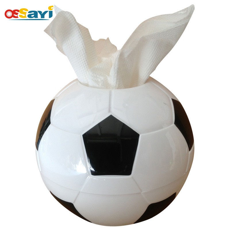 Creative Football Tissue Boxes Sitting Room Toilet Kitchen Paper Towel ...