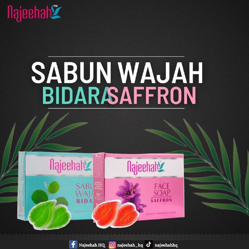 SABUN MUKA BIDARA & SAFFRON NAJEEHAH [READY STOCK] | Shopee Malaysia