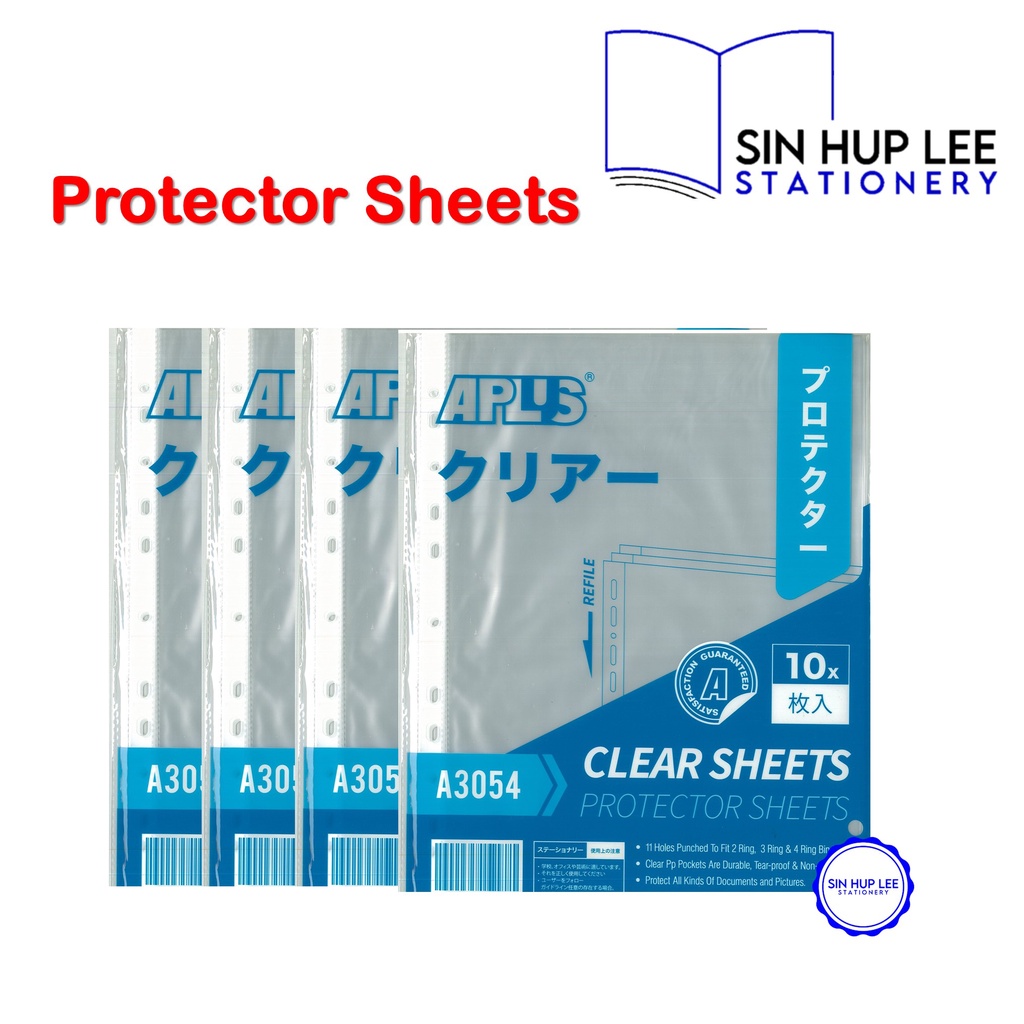 APLUS A4 Sheet Protectors Refill 10's A Pack | Shopee Malaysia