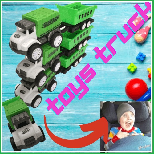 🚛8 Wheels Tayar Lorry Dump Monster Trucks Kids Toys Kereta Lori Sampah ...