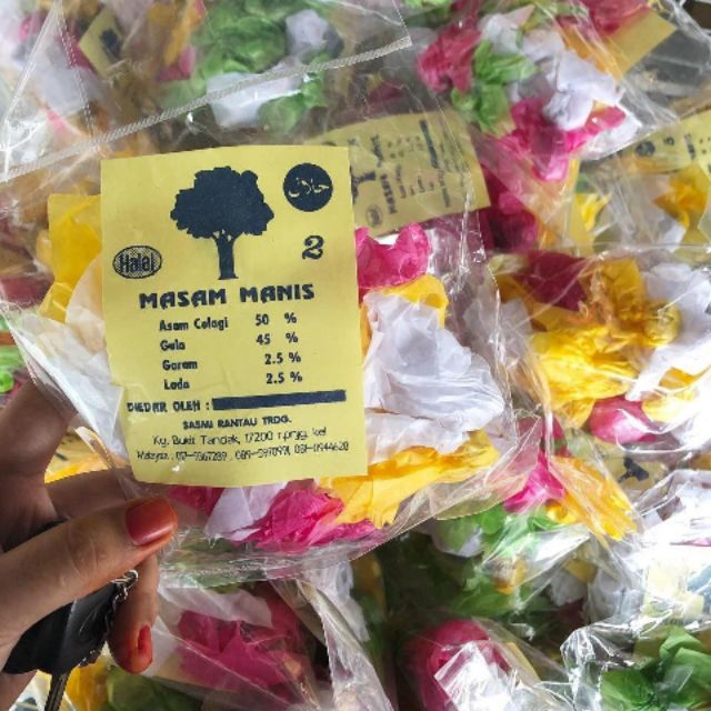 MASAM MANIS WARNA WARNI / asam jawa gula2 | Shopee Malaysia