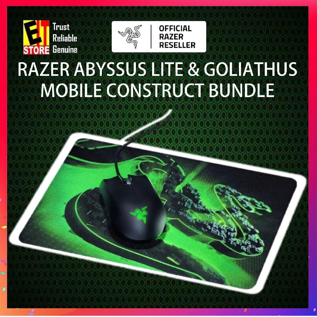 RAZER ABYSSUS LITE & GOLIATHUS MOBILE CONSTRUCT BUNDLE GAMING MOUSE ...