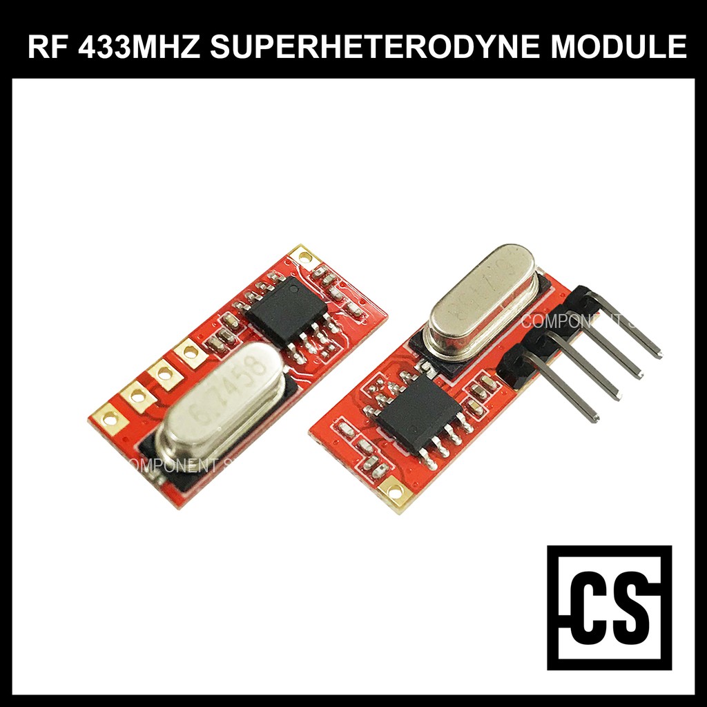 RF Superheterodyne Module RF Receiver 433MHz Wireless Receiver Module ...