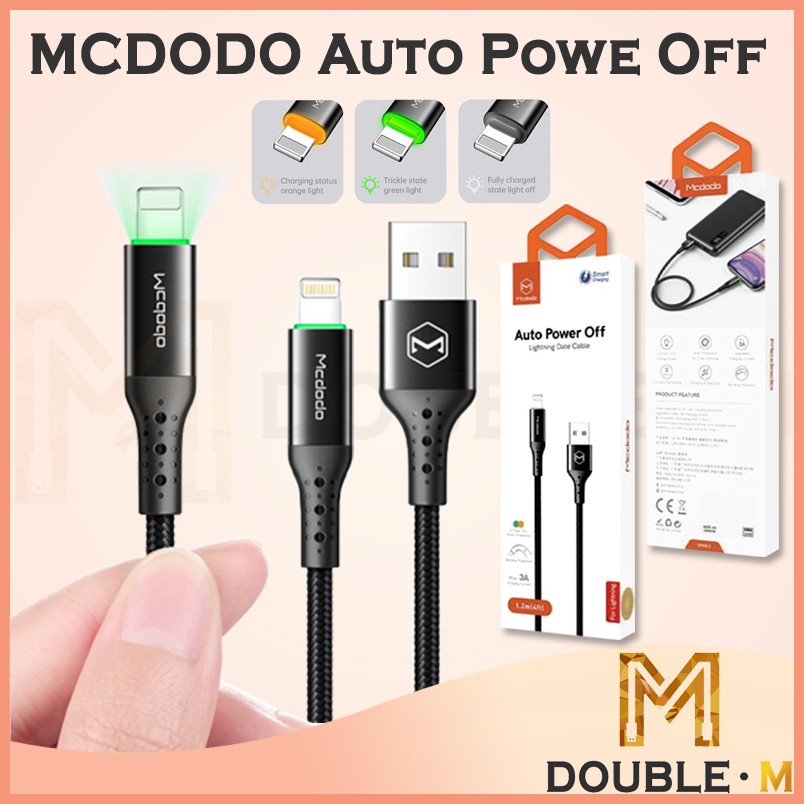 MCDODO CA-7410, CA-7411, CA-8060/8061/8062 AUTO POWER OFF Cable 1.2 / 1 ...