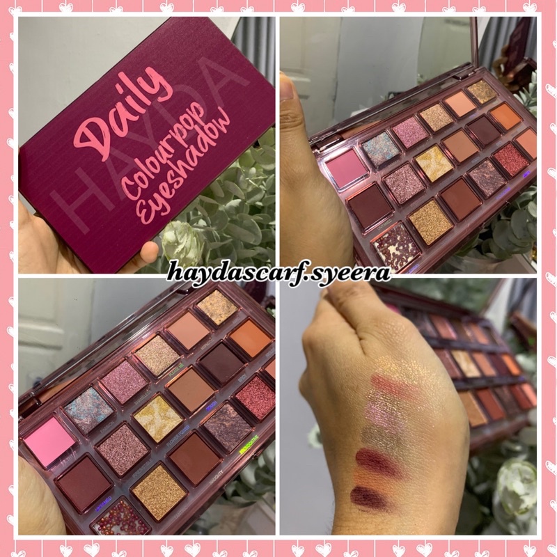 {NEW ARRIVAL} HAYDA COLOURPOP EYESHADOW | PIGMENTED COLORS | Shopee ...