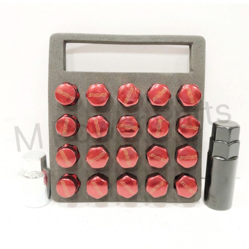 20Biji Wheel Nut Besi X50,X70,Exora,Preve,Suprima S,Persona,Saga BLM ...