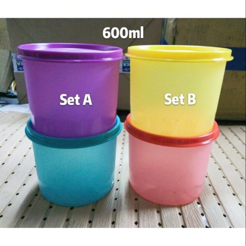 TUPPERWARE Compact Canister (2) 600ml | Shopee Malaysia