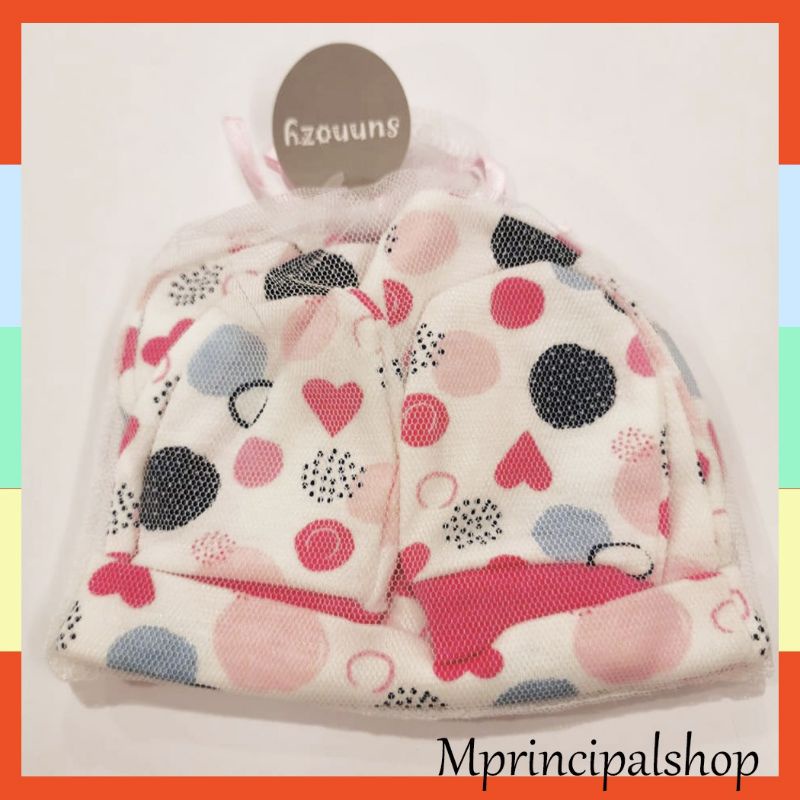 SUNNOZY (New Arrival) Random Good Quality 3 in 1 Newborn's Baby Hat ...