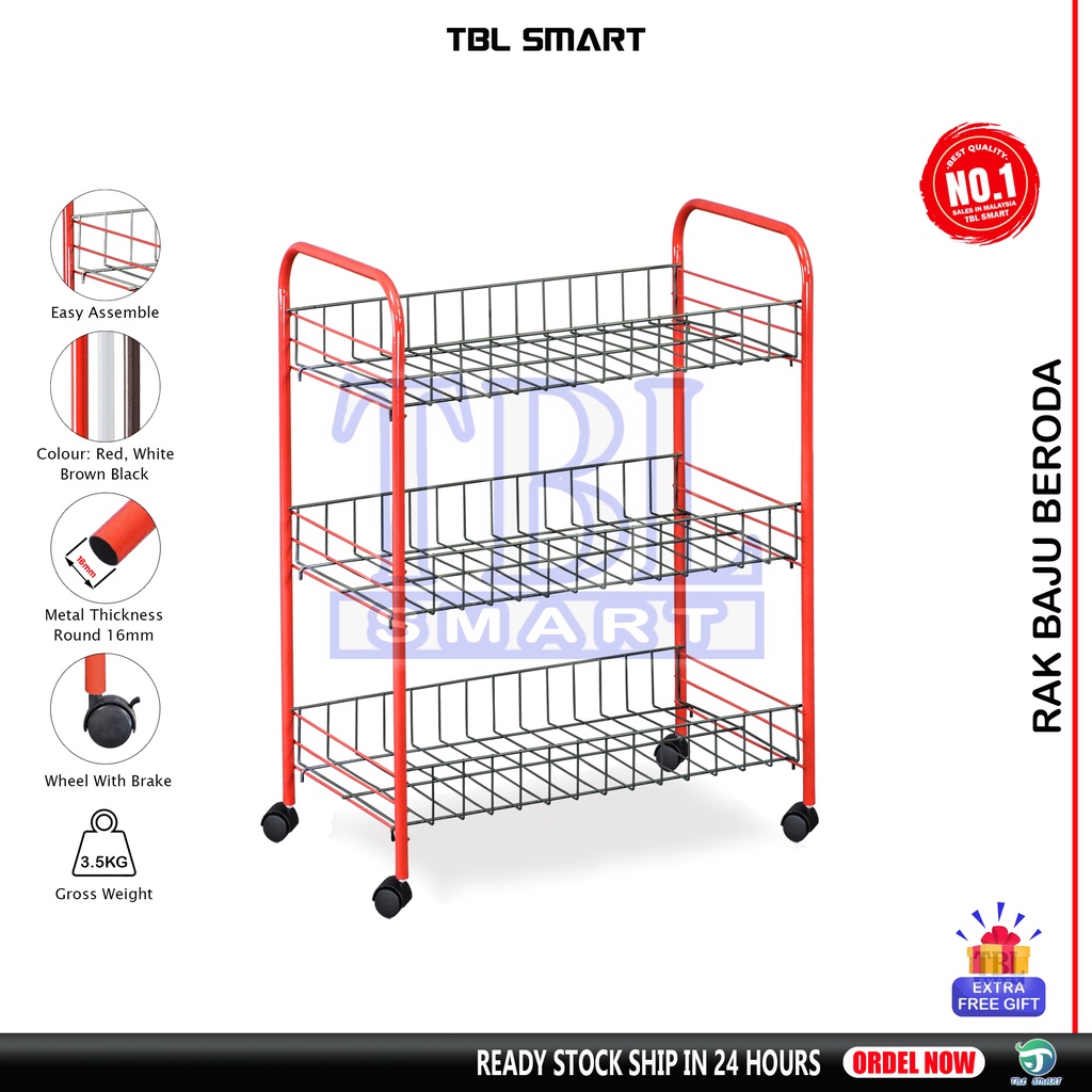 Rak Pinggan TBL R3 - 3 Layer Plate Rack / Dish Drainer / Kitchen Rack ...