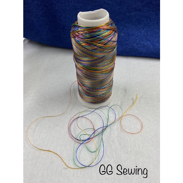 Rainbow benang jahit tepi | Shopee Malaysia