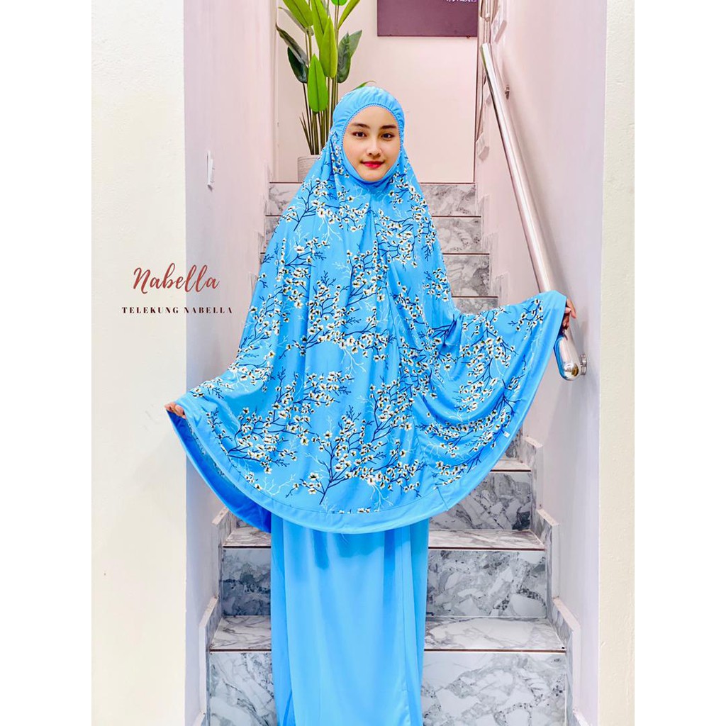 🔥[READY STOCK + HOT SALE.!!! ]🔥 Telekung Nabella Sakura Design ...