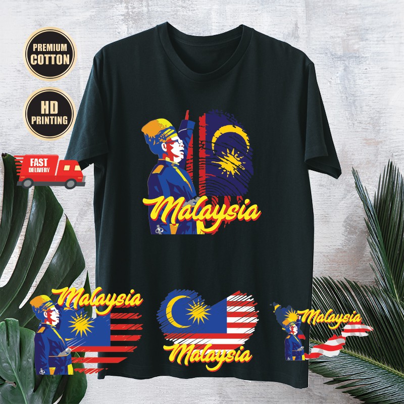 MALAYSIA MERDEKA GRAPHIC T-SHIRT 04-07 TOP TEES BAJU MERDEKA MALAYSIA ...