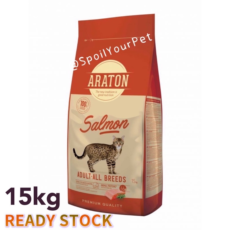 Araton Salmon Adult Cat Food 15kg | Shopee Malaysia