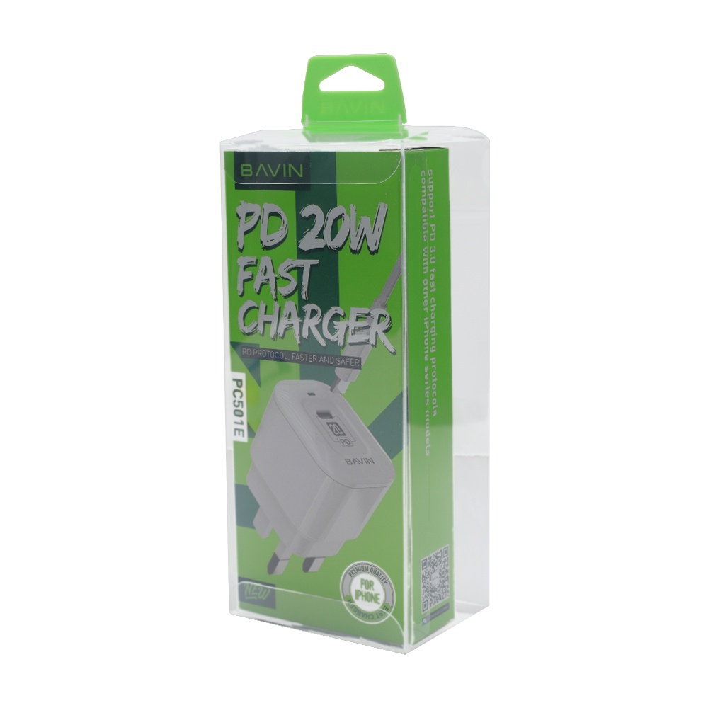 BAVIN PC501E Fast charging PD Fast Charger Quick Charge usb type c plug ...