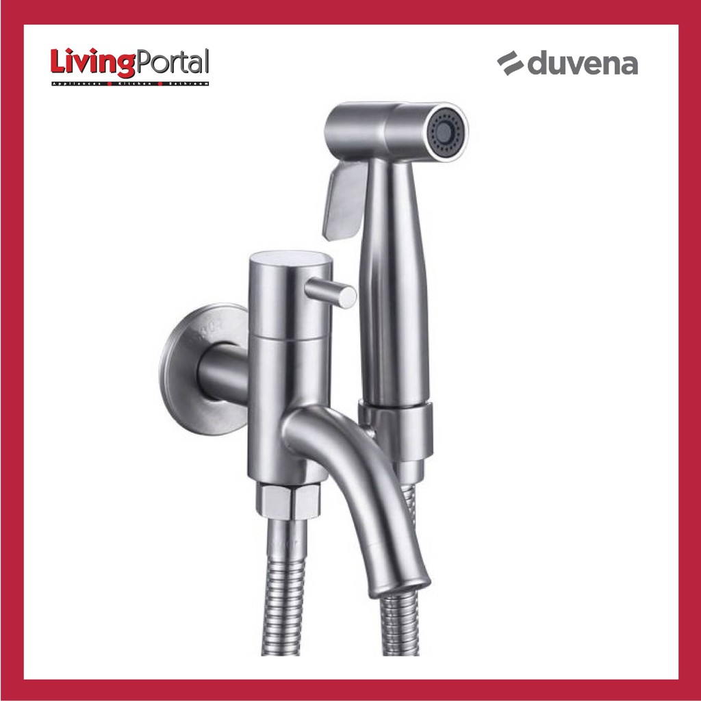DUVENA Hand Bidet c/w Bib Tap & 1.2 M Flexible Hose -DUV 1206-BD | Shopee Malaysia