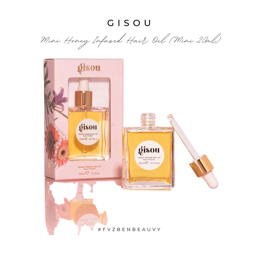 [READY STOCK] GISOU Honey Infused Hair Oil (Mini 20ml) | Shopee Malaysia