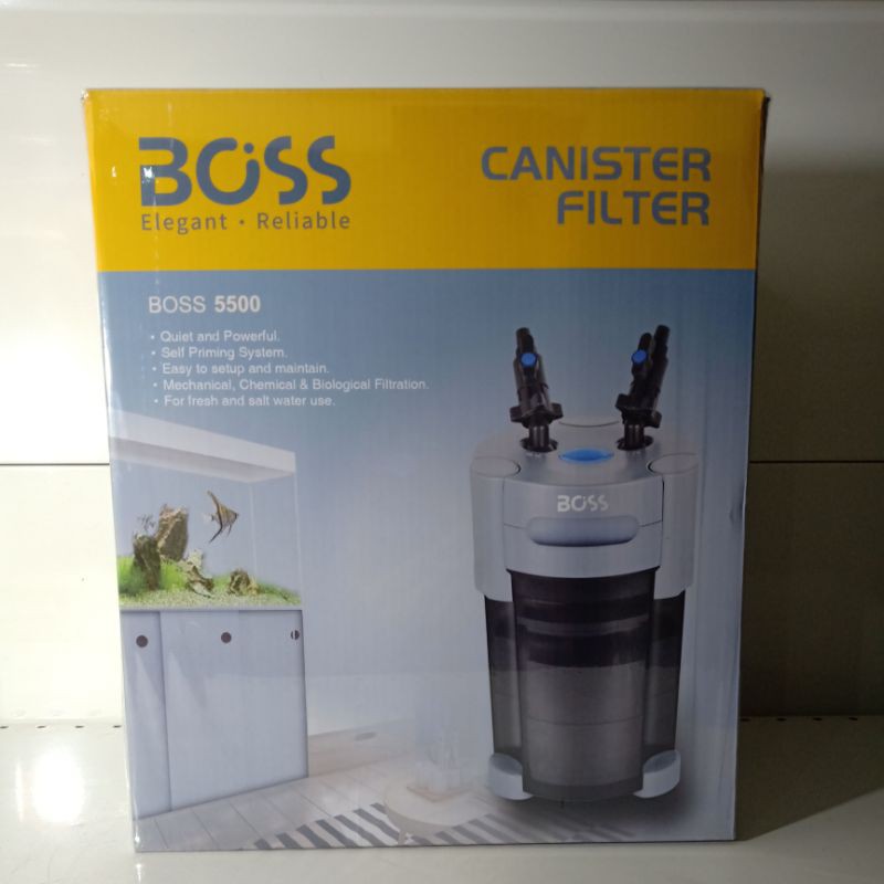 Boss 5500 canister filter penapis air akuarium | Shopee Malaysia