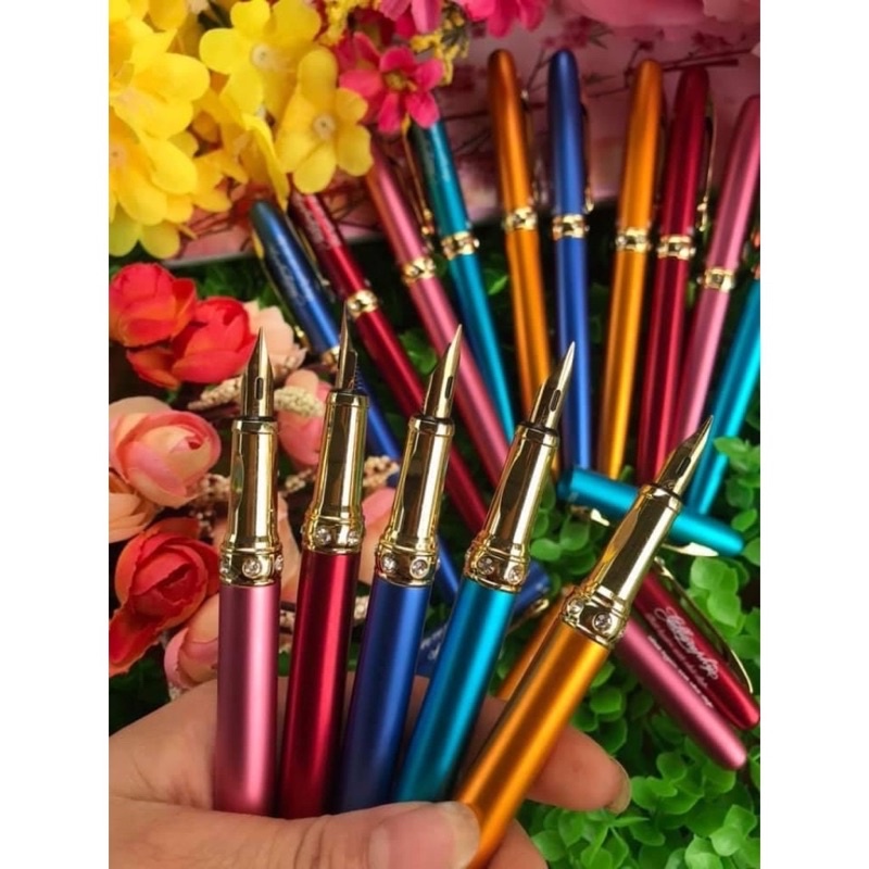 Ouguwen 862 Fountain Pen - Bamboo Leaf Nib Split in Half Calligraphy ...