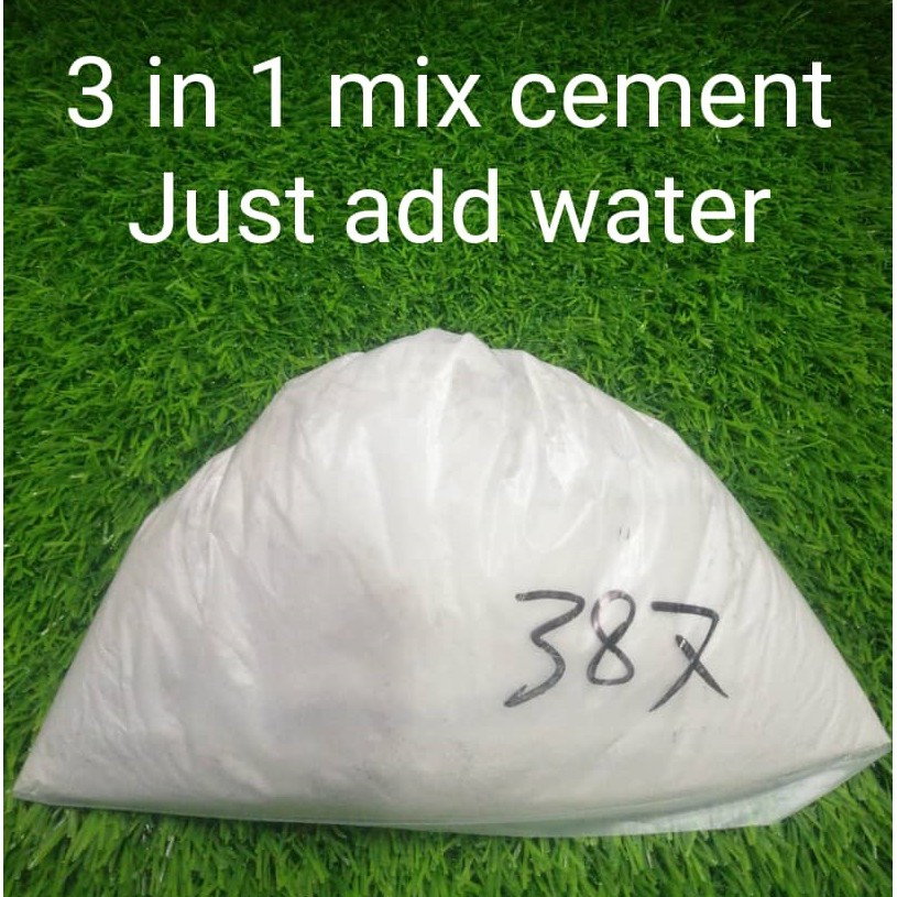 1KG (REPACKED) 3 in 1 LAFARGE Quickrender 387 MATAHARI Render 331 Ready ...