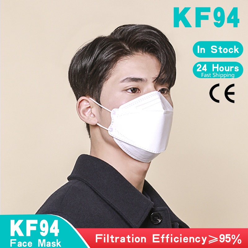 kf94 mask original 50 pcs korea KF94 Respirator Face Mask Reusable ...