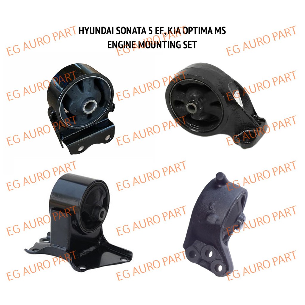 (PREMIUM QUALITY) ENGINE MOUNTING SET HYUNDAI SONATA 5 EF,KIA OPTIMA MS ...