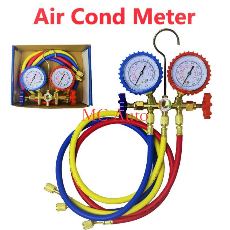 Aircond Meter Set R410a R32 R22 R134A R600 Air Cond Meter Gauge R12 ...