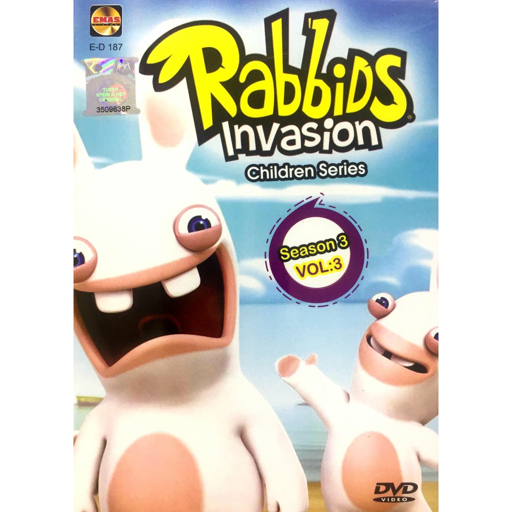 RABBIDS INVASION - SEASON 3 VOL.3 ( DVD ) ANIME | Shopee Malaysia