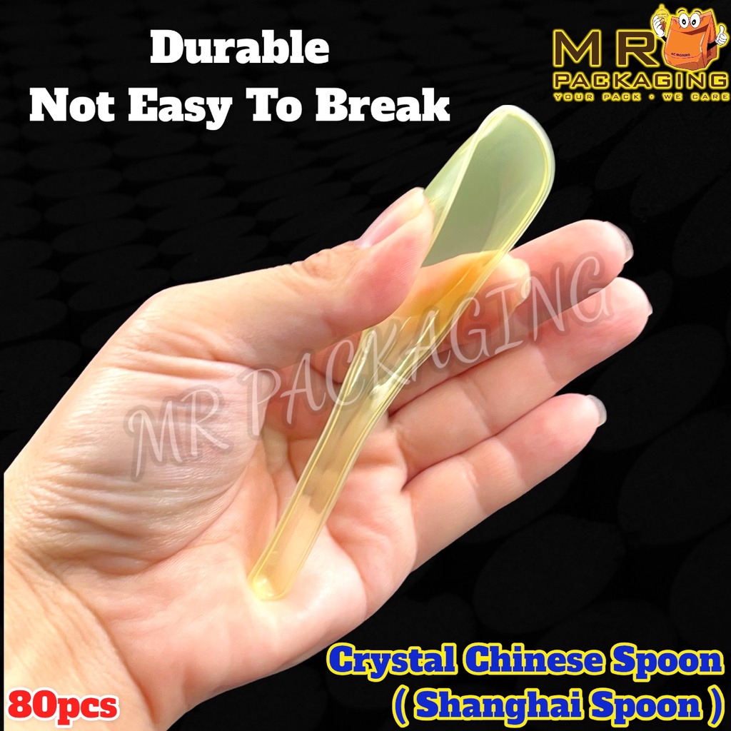 Crystal Chinese Spoon Green Purple Yellow Clear [ 80pcs± ] Shanghai ...