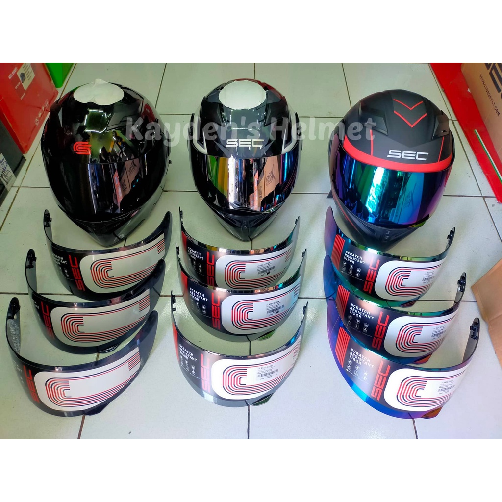 VISOR/LENS FOR SEC CHALLENGER & WINDSTORM FLARE,BLITZER,V2,V3,EXPRESS ...