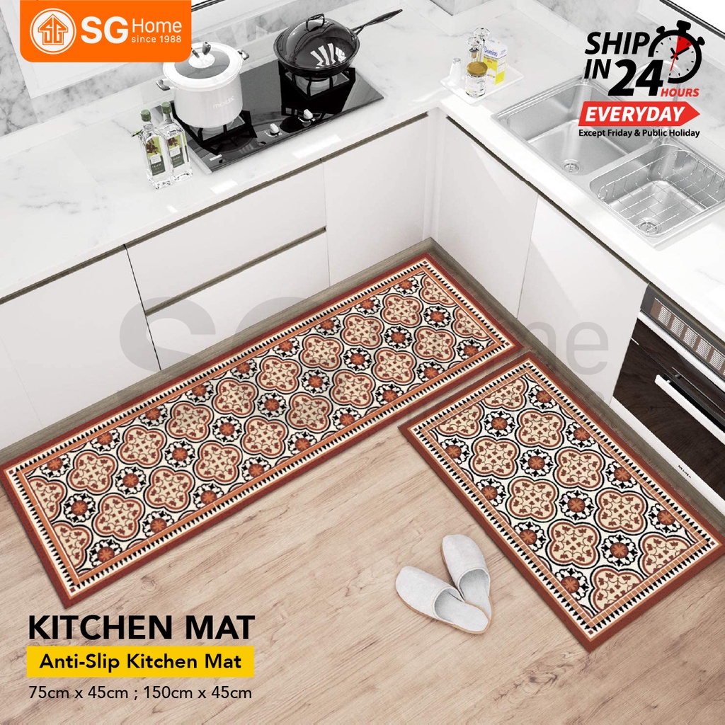 Kitchen Mat Oil Proof Floor Mat Kitchen Carpet Kitchen Mat Anti Slip ...