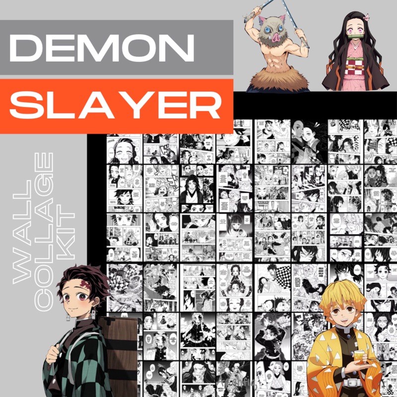 Wall Collage Kit Demon Slayer | Shopee Malaysia