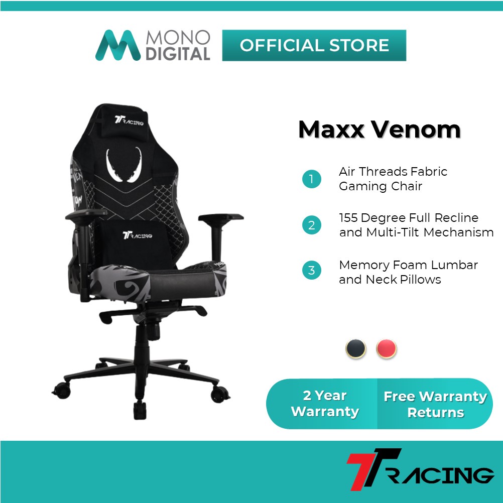 TTRacing Maxx Gaming Office Chair Venom Edition / Iron Man Edition [2 ...
