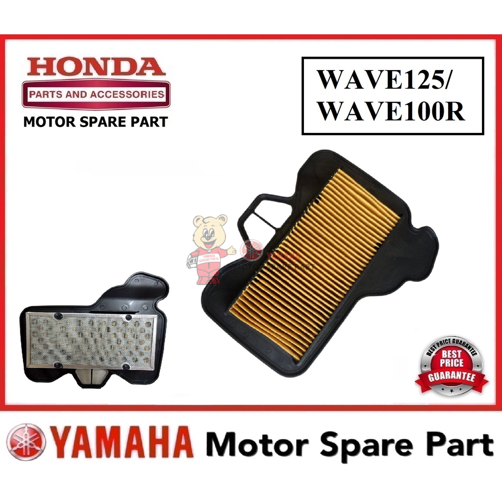 HONDA WAVE125 / WAVE100R AIR CLEANER 0 FILTER PENAPIS UDARA KOTAK ANGIN ...