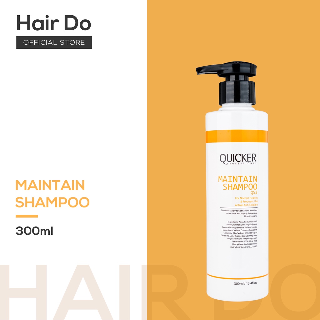 QUICKER MAINTAIN SHAMPOO (300ml) | Shopee Malaysia