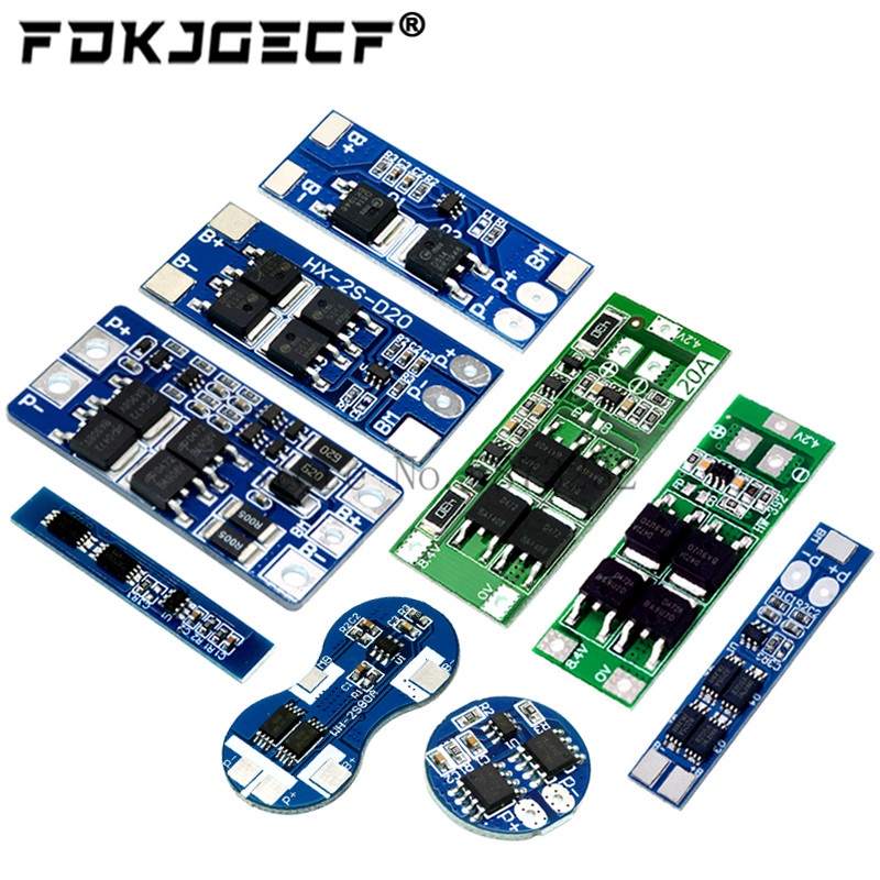 2S 3A 4A 5A 8A 10A 13A 20A 7.4V 8.4V Li-ion 18650 Lithium battery protection board / BMS board ...