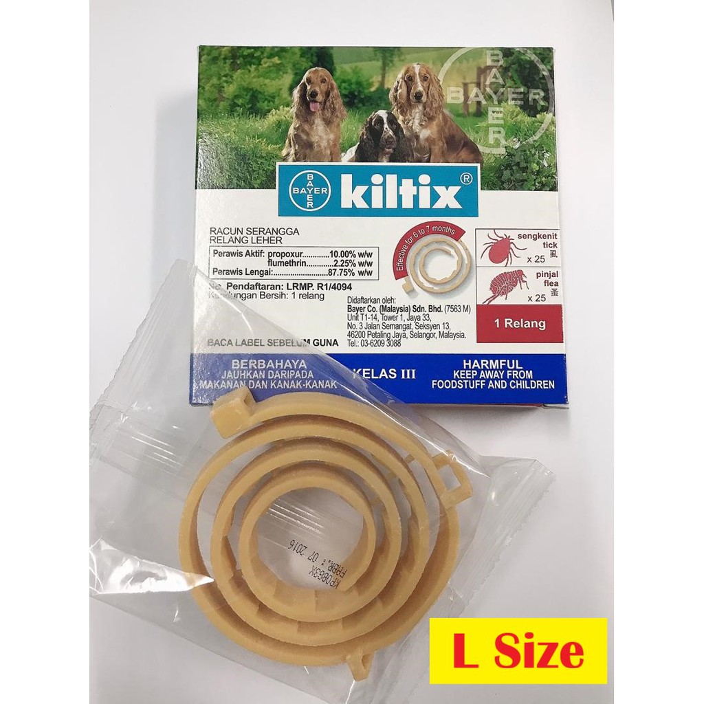 Kiltix Collar L Size | Bayer | Dog Kiltix Collar | Tick Collar | L Size ...