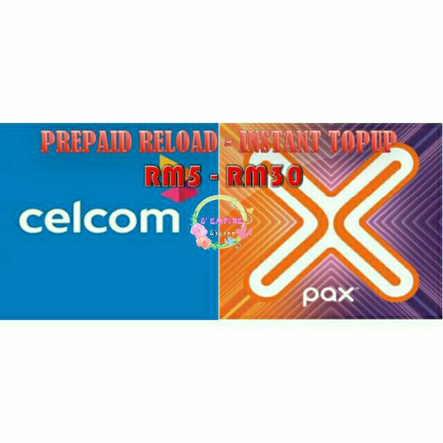 *Celcom* RM5 - RM30 Topup / Prepaid Reload | Shopee Malaysia