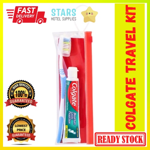 COLGATE Travel Kit CDC Toothpaste & Super Flexi Toothbrush | Shopee ...