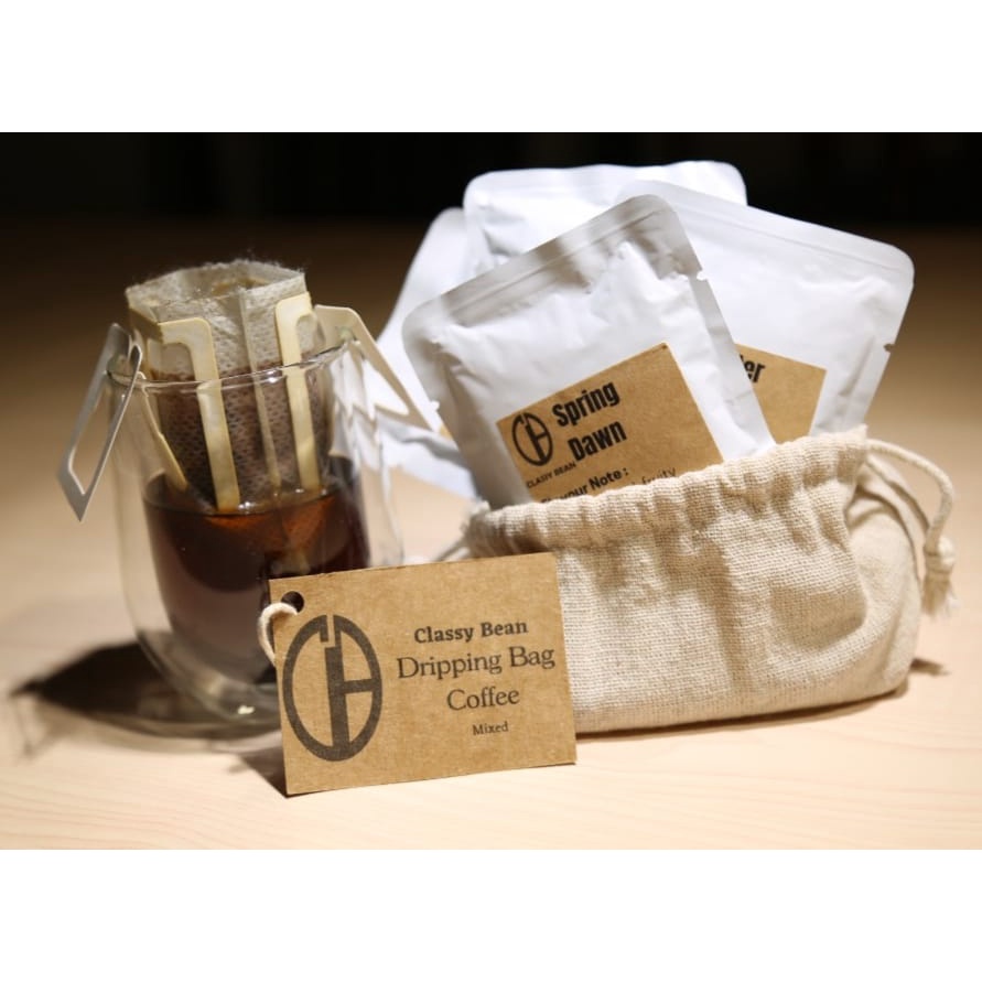 Classy Bean Dripping Bag Coffee 4 Seasons Series Coffee Blend 100% ...