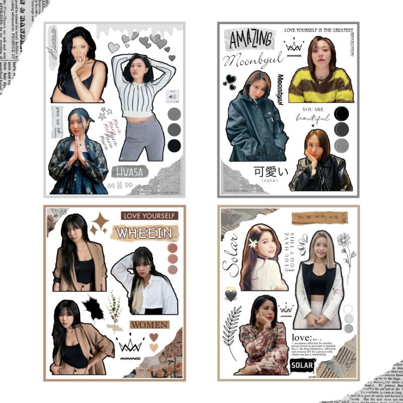 MAMAMOO STICKER SET | Shopee Malaysia