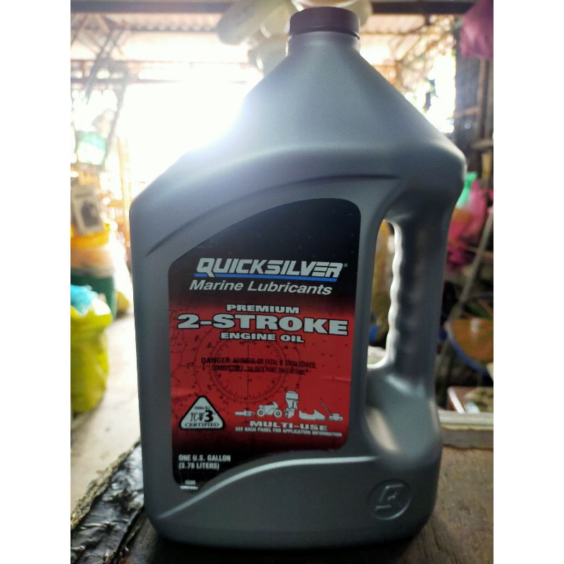 Quicksilver outboard 2-stroke Lubricant 2T TCW-3(3,78LT) | Shopee Malaysia