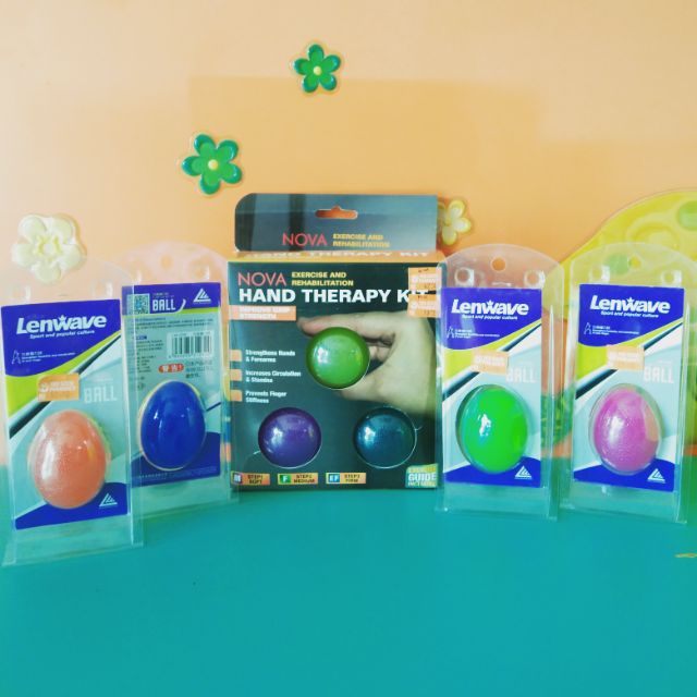 Hand Grip Ball Hand Therapy Kit Exercise Rehabilitation Recommended ...