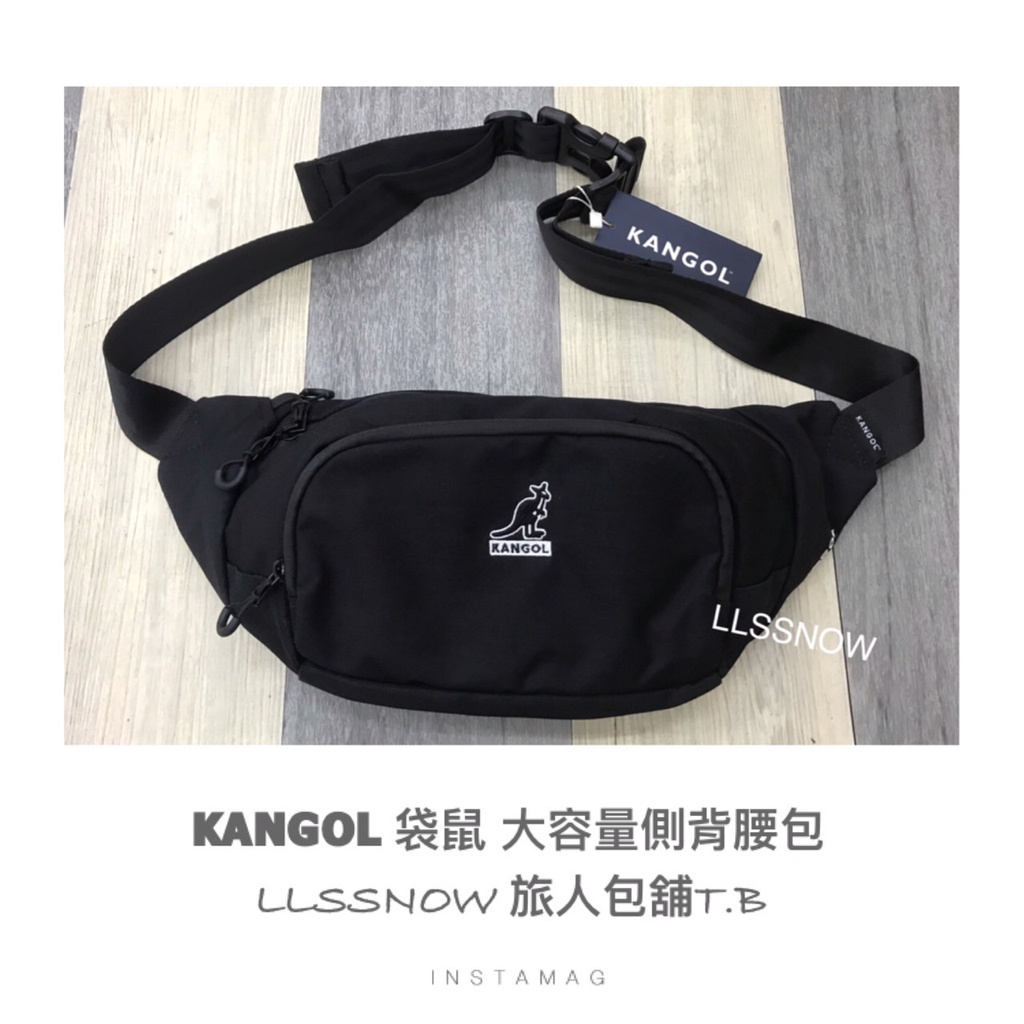 KANGOL Kangaroo Nylon Waist Bag Side Back Chest Trendy Backpack Boys ...